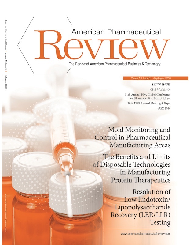 July/August 2016 | American Pharmaceutical Review - The Review of ...
