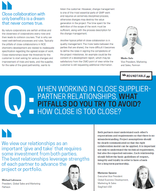 Roundtable | American Pharmaceutical Review - The Review of American ...