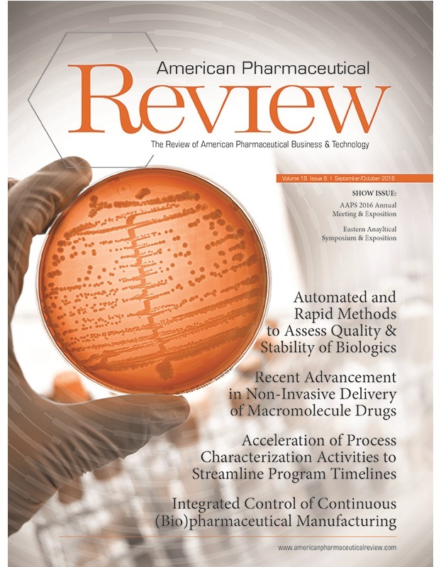September/October 2016 | American Pharmaceutical Review - The Review of ...