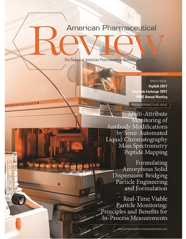 November/December 2016 | American Pharmaceutical Review - The Review of ...