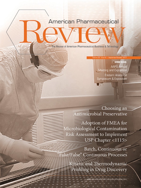September/October 2017 Issue | American Pharmaceutical Review - The ...