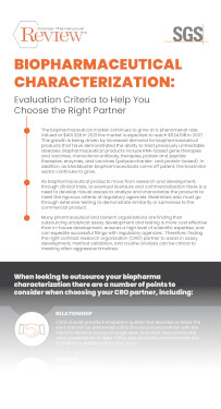 Microbiology Biopharmaceutical Characterization: Evaluation Criteria to ...