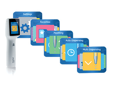 BRAND® HandyStep® Touch Electronic Repeating Pipette from BRANDTECH ...